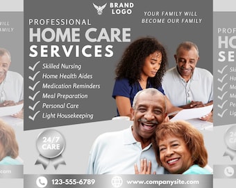 Home Care Flyer, Home Care Services, Home Care Business, Home Care ...
