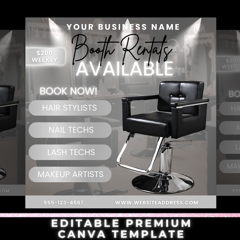 Salon Hiring Flyer - Etsy