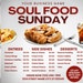 Soul Food Flyer, Soul Food Menu, Dinner Menu, Dinner Special Flyer ...