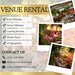 Event Venue Flyer, Event Venue Template, Event Venue Rental, Wedding ...