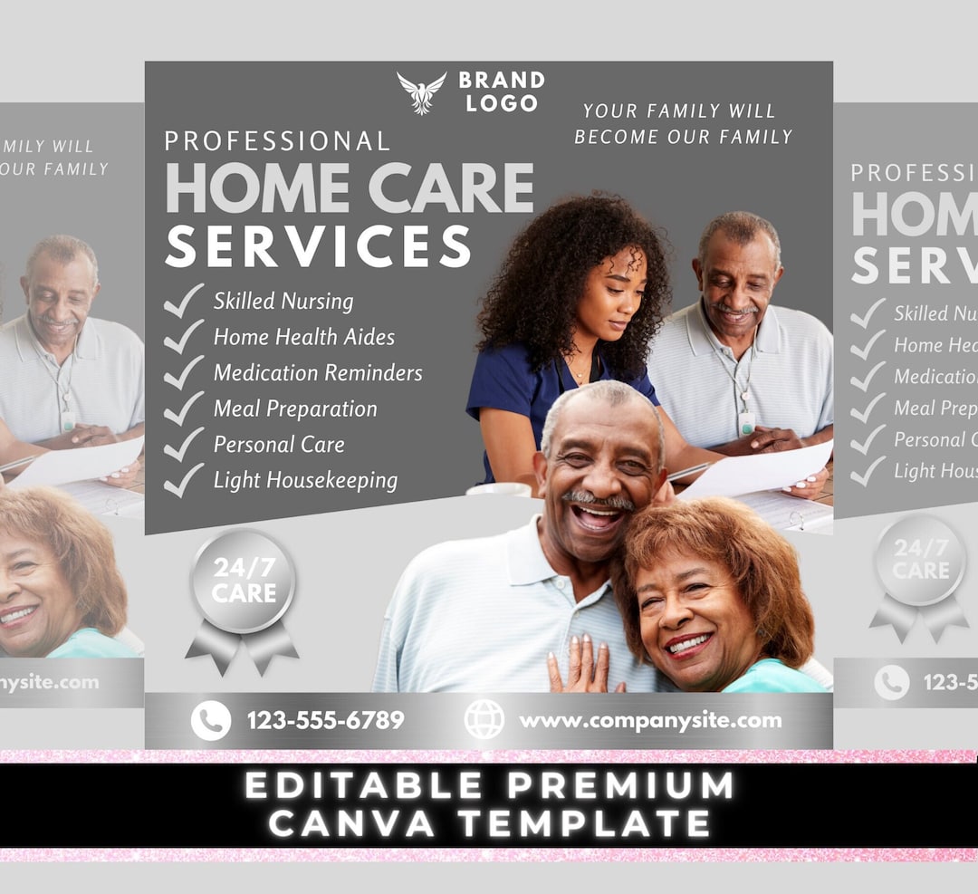 Home Care Flyer, Home Care Services, Home Care Business, Home Care ...