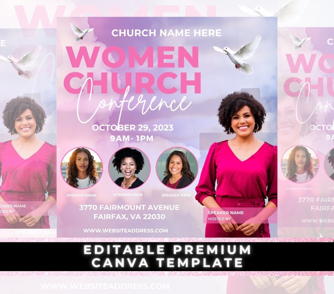 Women Conference Flyer, Women Conference Program, Women Empowerment ...