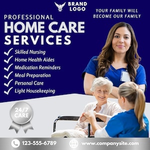 Home Care Flyer Bundle, Home Care Services, Home Care Business, Home ...