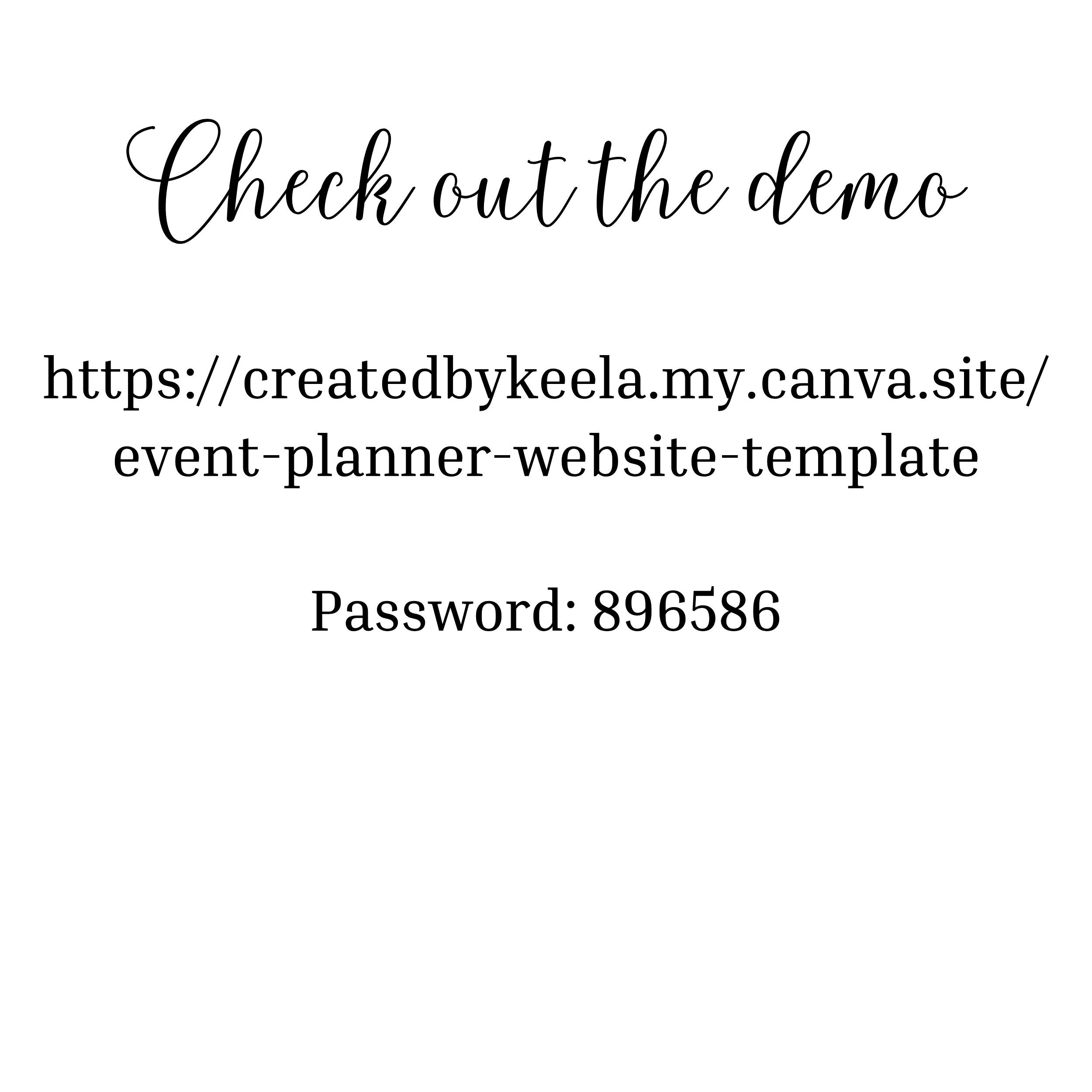 Event Planner, Event Planning, Event Website, Event Planning Template ...