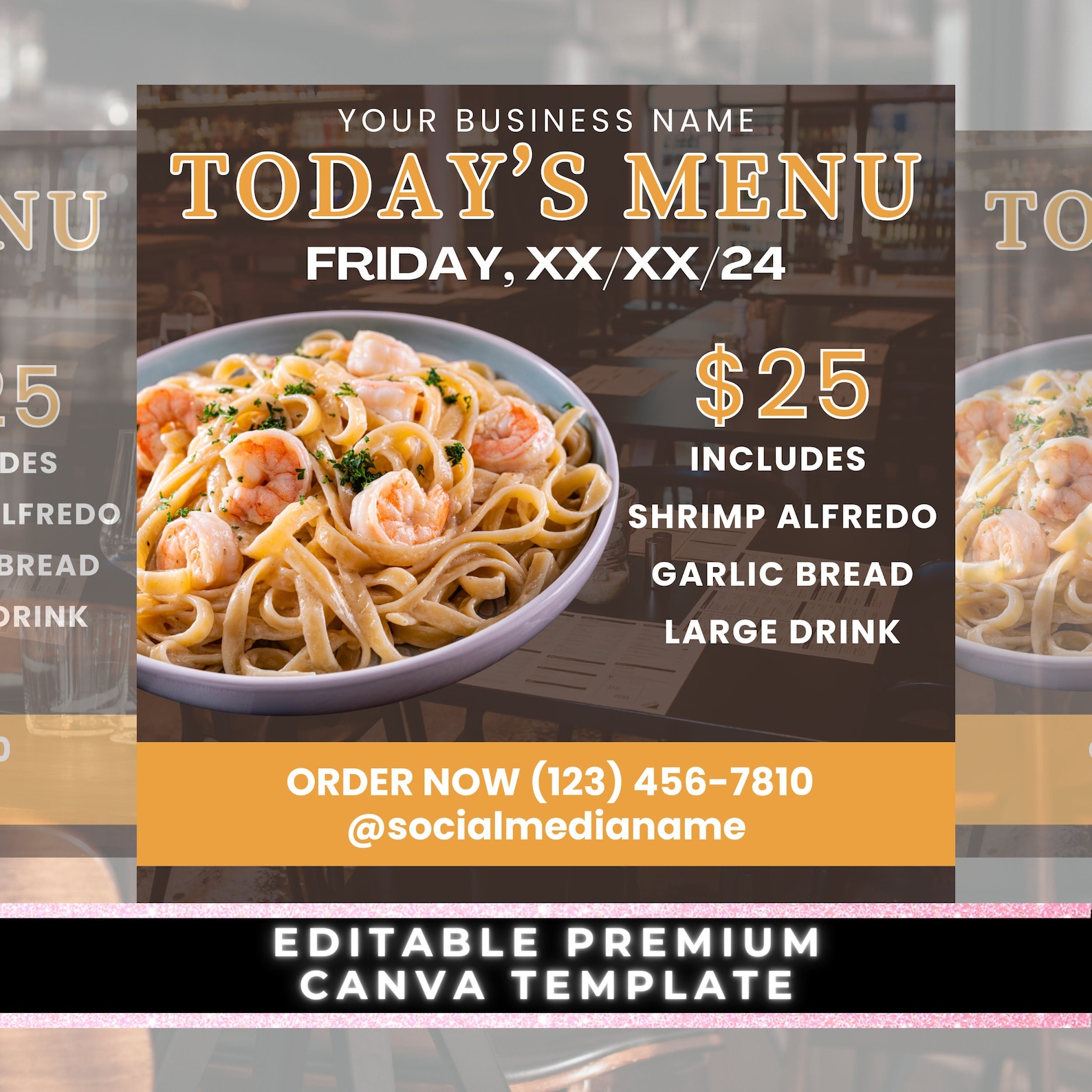 Daily Menu, Food Menu, Pasta Menu, Italian Restaurant, Dinner Menu ...