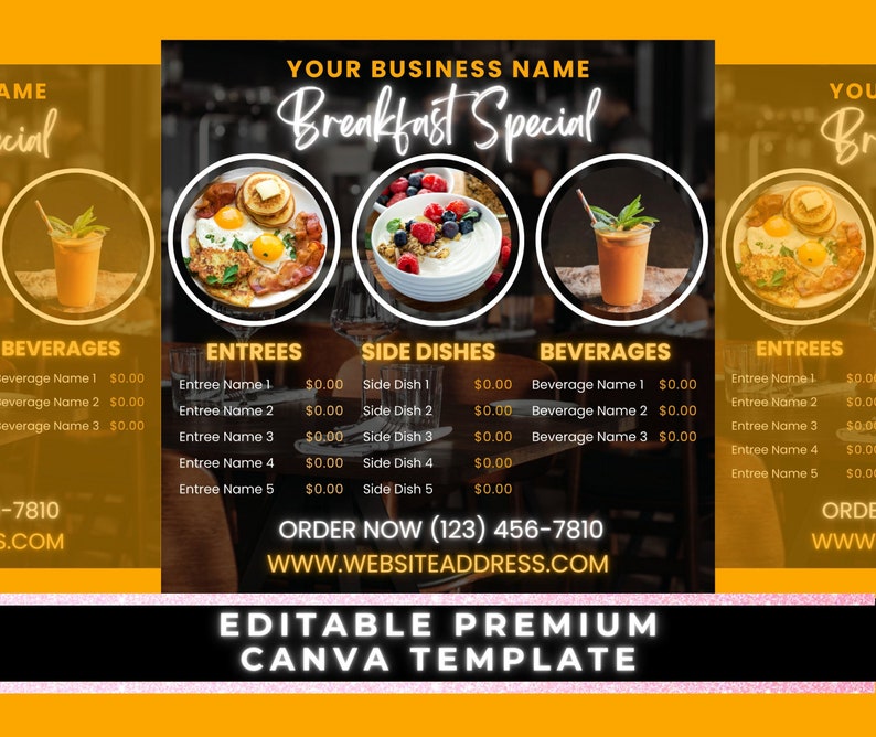 Breakfast Sale Flyer, Breakfast Special, Breakfast Menu, Flyer for ... Breakfast Sale Flyer, Breakfast Special, Breakfast Menu, Flyer for ...