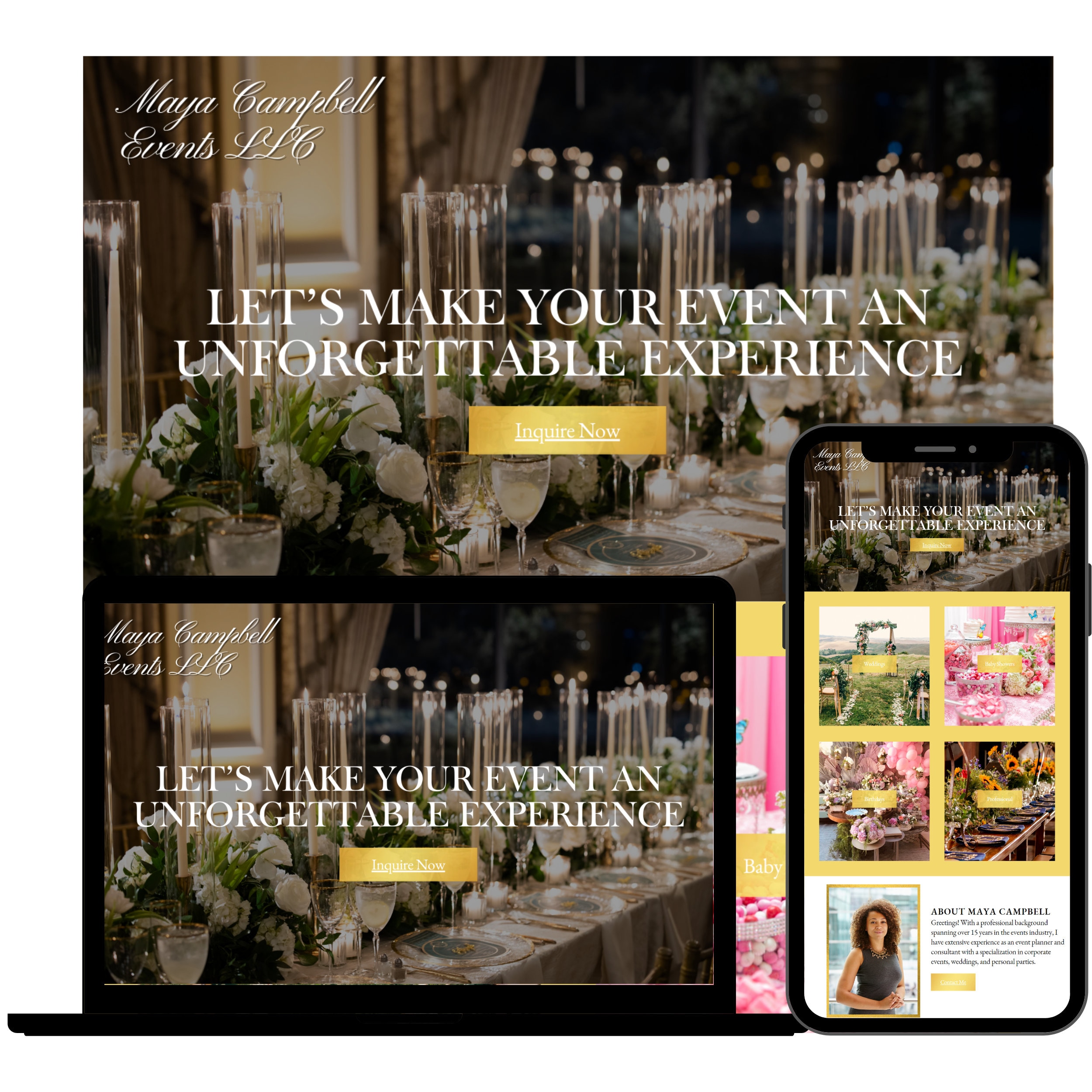 Event Planner, Event Planning, Event Website, Event Planning Template ...