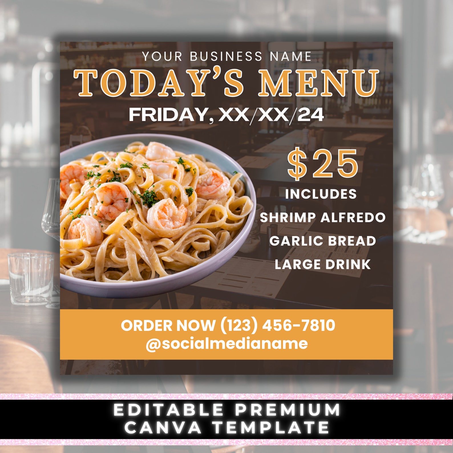 Daily Menu, Food Menu, Pasta Menu, Italian Restaurant, Dinner Menu ...