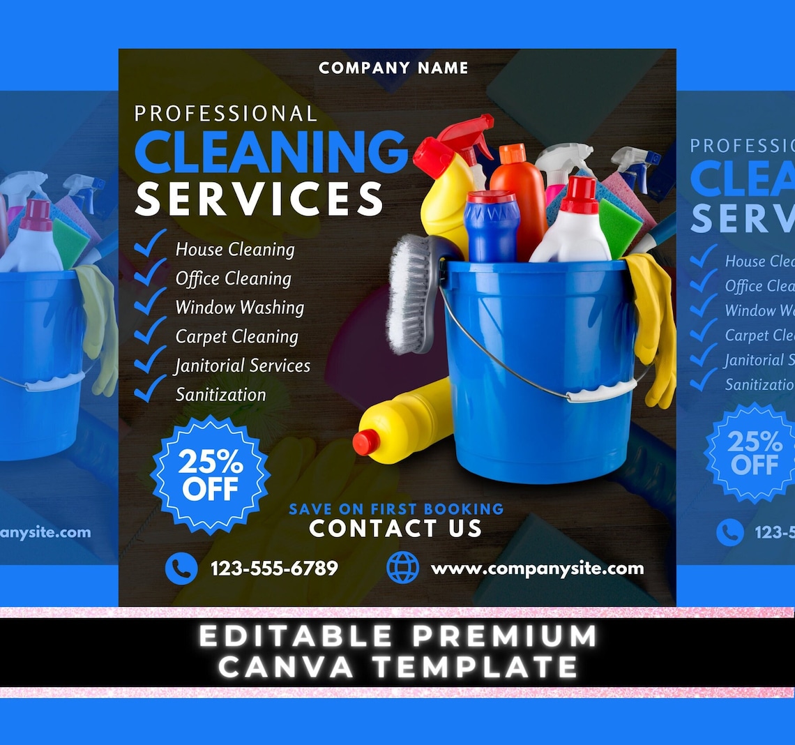 House Cleaning Flyer, Cleaning Service Flyer, Cleaning Service Template ...