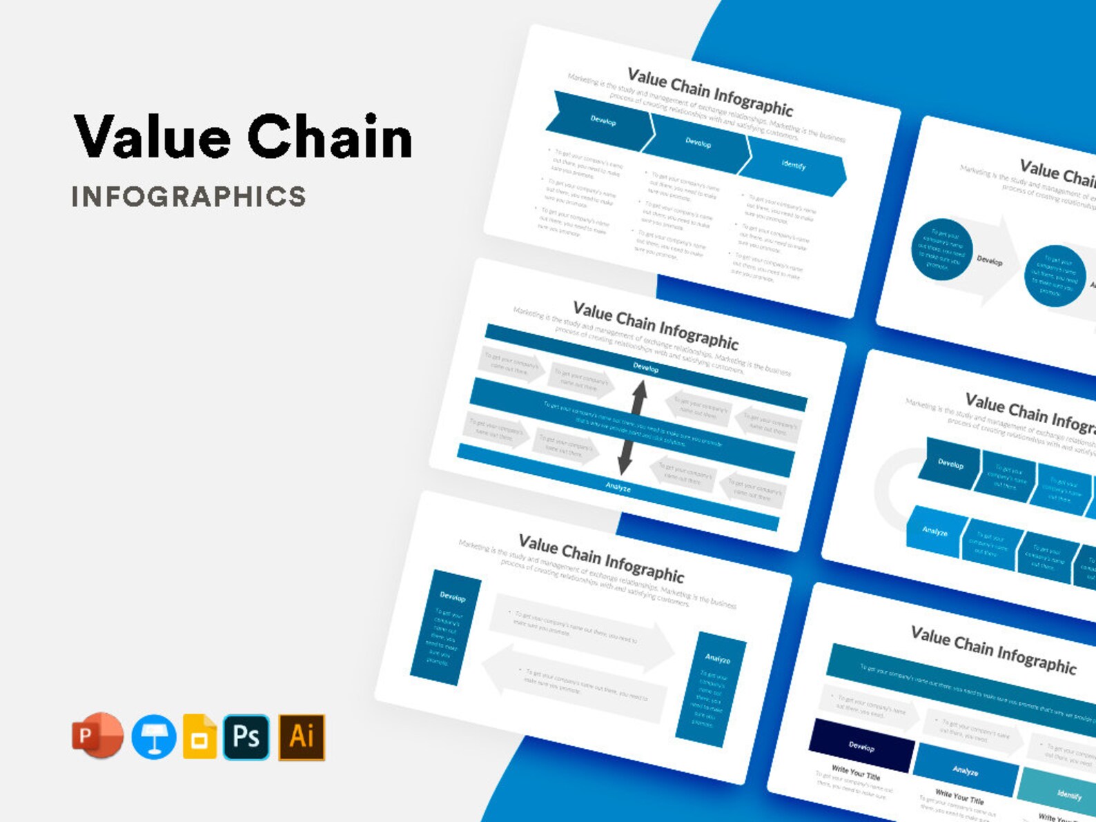 Value Chain Infographics Powerpoint Template PPTX Keynote Template ...