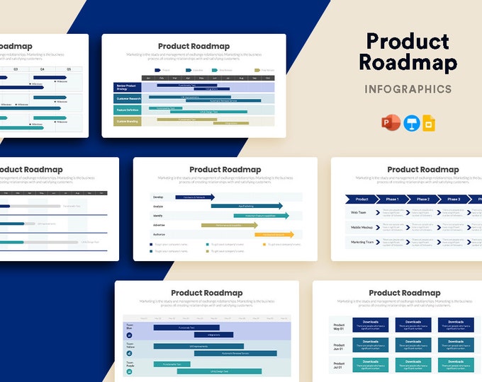 Product Roadmap Infographics Powerpoint Template PPTX Keynote Template ...