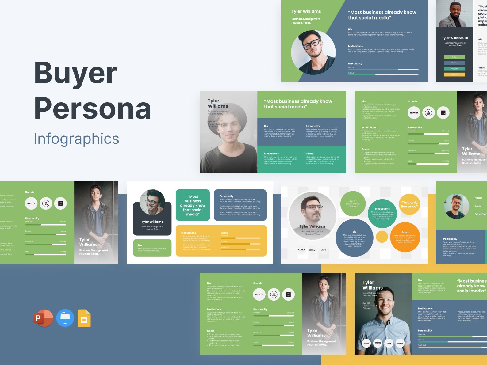 Buyer Persona Infographics Powerpoint Template PPTX Keynote Template ...