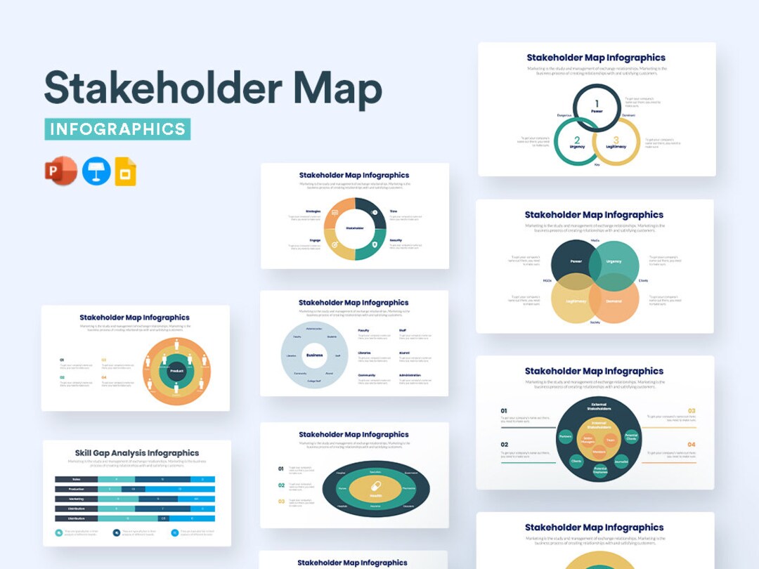 Stakeholder Map Infographics Powerpoint Template PPTX Keynote Template ...