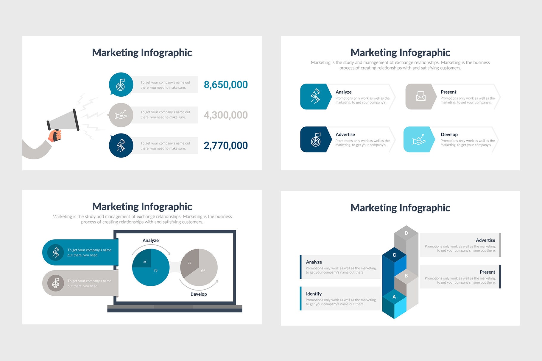 Marketing Infographics Powerpoint Template PPTX Keynote Template Google ...