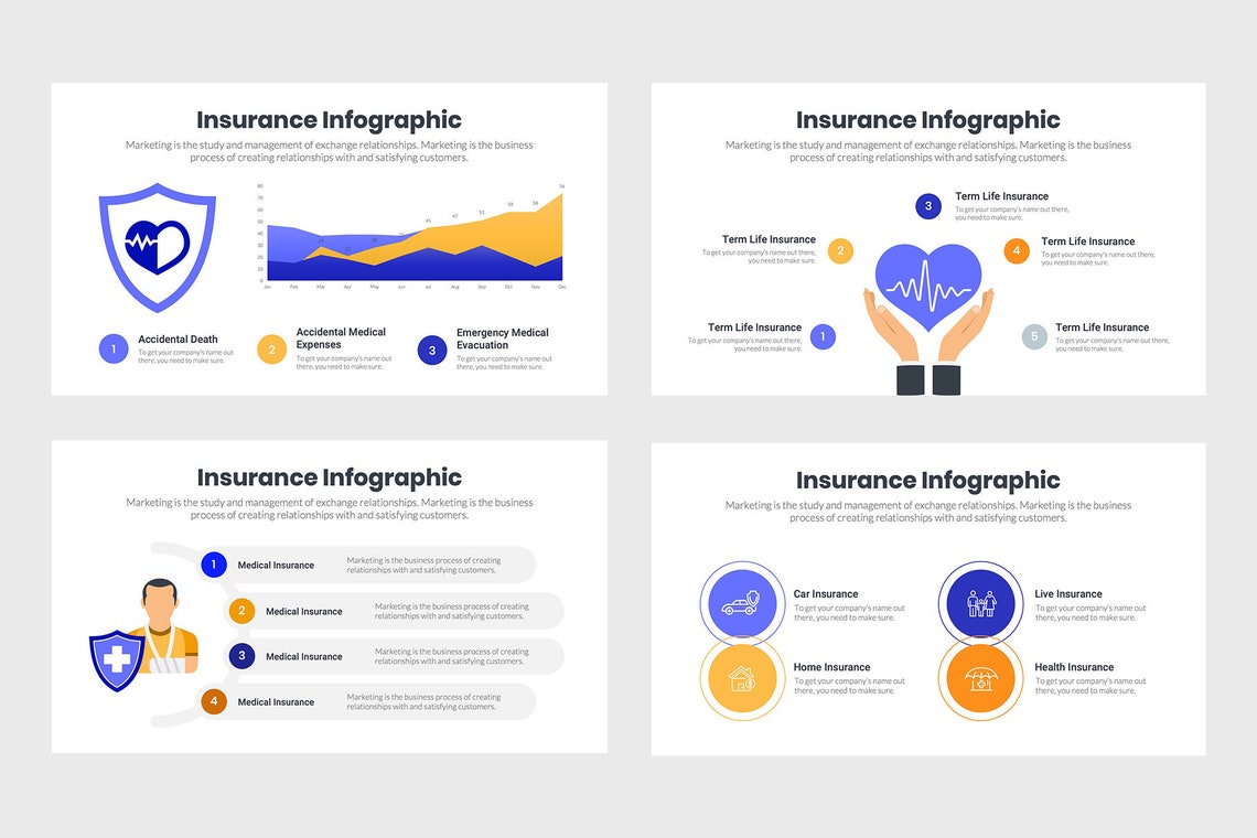 Insurance Infographics Powerpoint Template PPTX Keynote Template Google ...