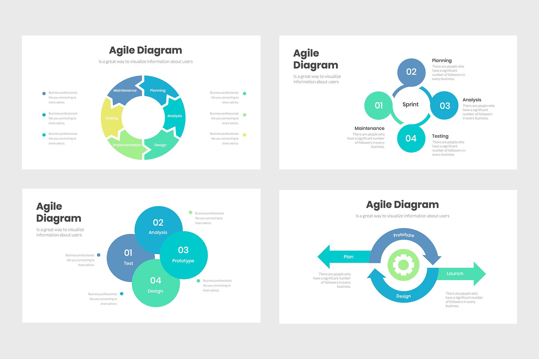 Agile Infographics Powerpoint Template PPTX Keynote Template Google ...