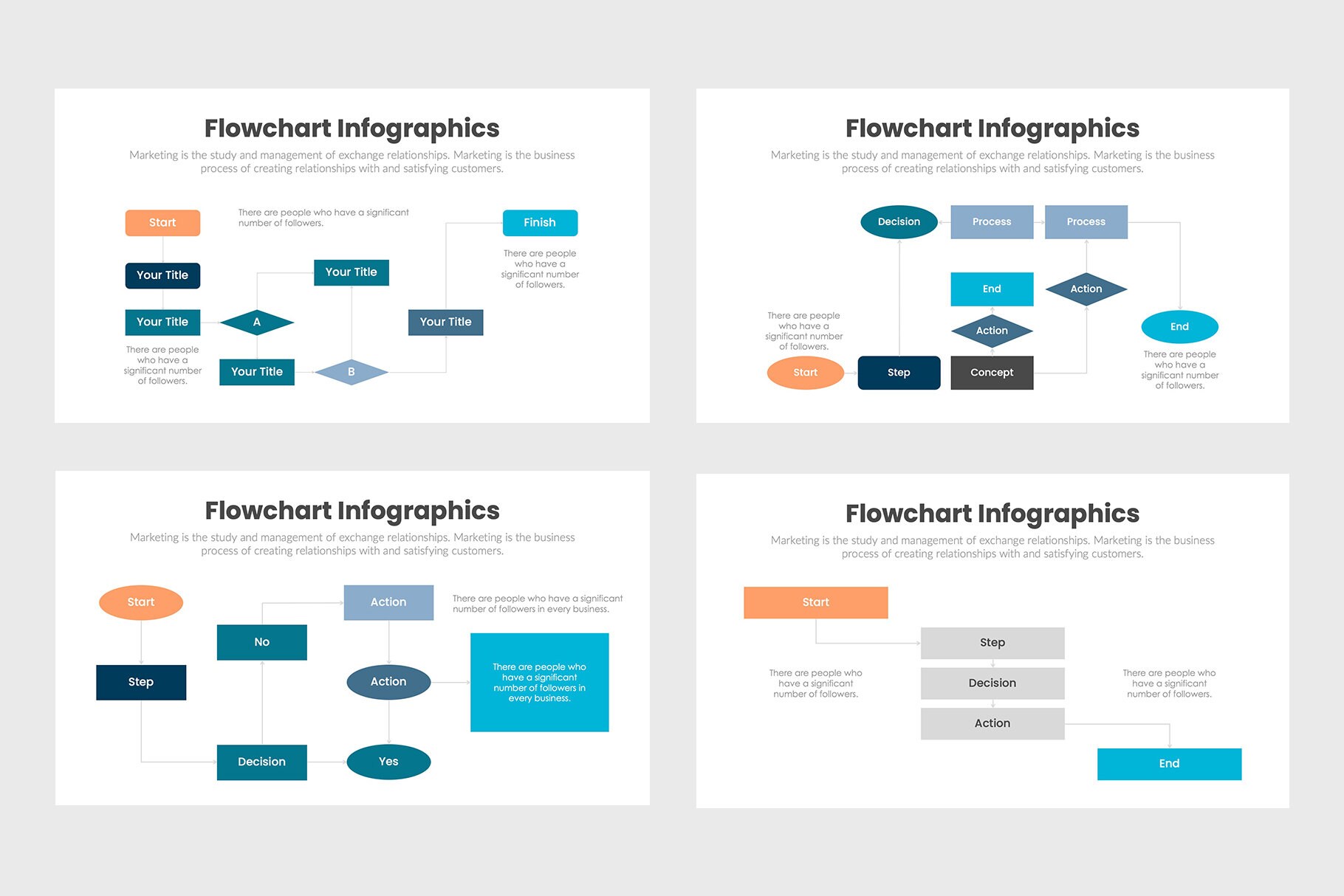 Flowchart Infographics Powerpoint Template PPTX Keynote Template Google ...