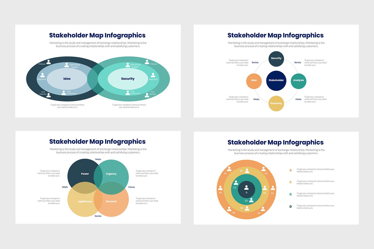 Stakeholder Map Infographics Powerpoint Template PPTX Keynote Template ...