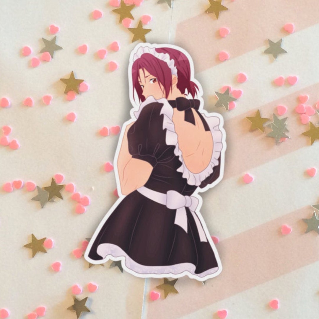 At Your Service Maid Sticker - Etsy