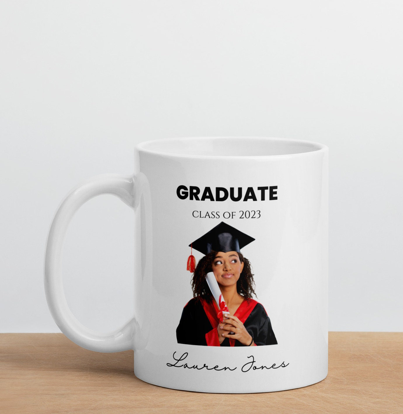 Personalized Graduation Mug, Custom Graduation Photo Mug, Class of 2023 ...