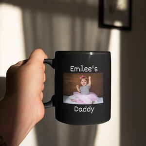 Personalized Photo Mug Black, Custom Photo Mug, Custom Mug Christmas ...