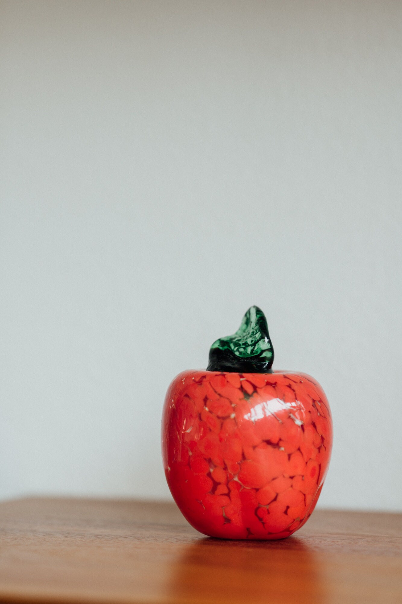 Hand Blown Glass Apple. 4 Inch Red Apple. Teacher Appreciation - Etsy