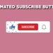 4K Animated Youtube Subscribe Button Overlay for Intro Videos || Green ...