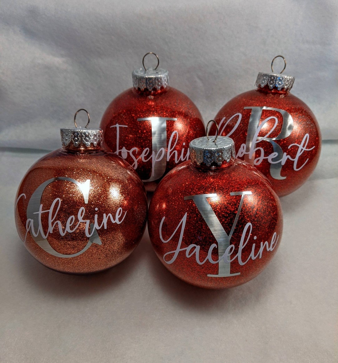Christmas Personalized Ornaments. - Etsy