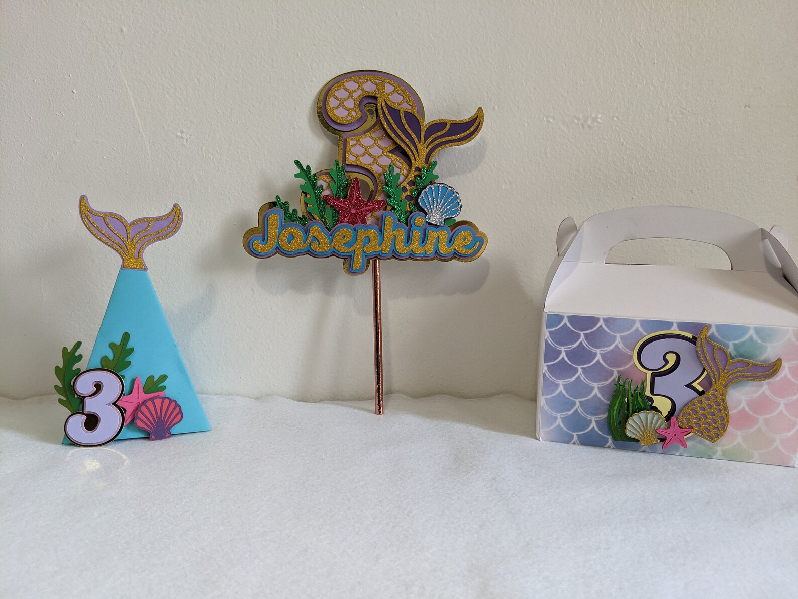 Mermaid Birthday Party Favor Box - Etsy