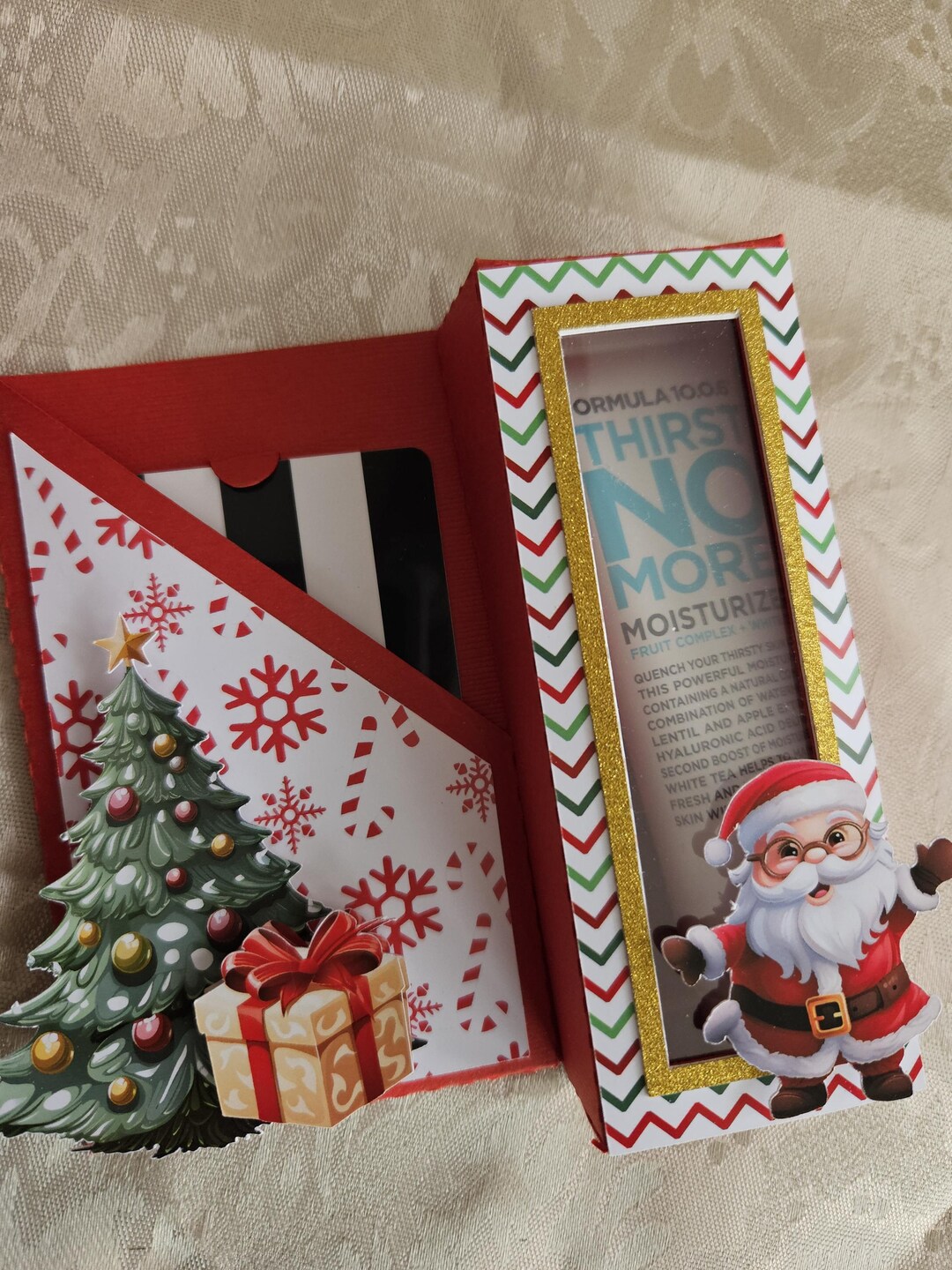 Customized Christmas Gift Card Holder. Handmade Xmas Money Holder ...