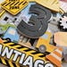 Construction 3D Cake Topper/ Construction Theme Party Decor ...