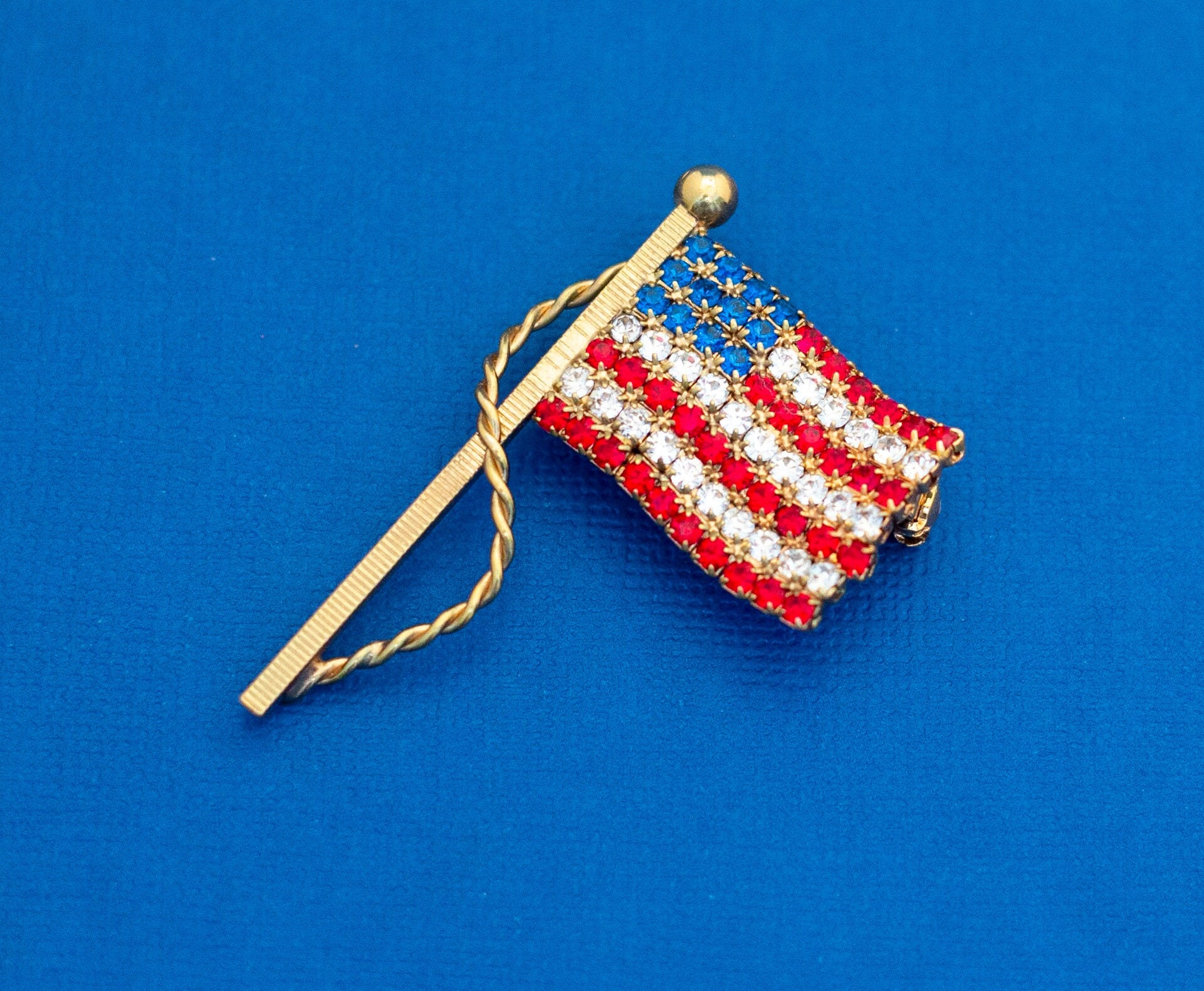Broche vintage American Flag Patriot D25 - Etsy France