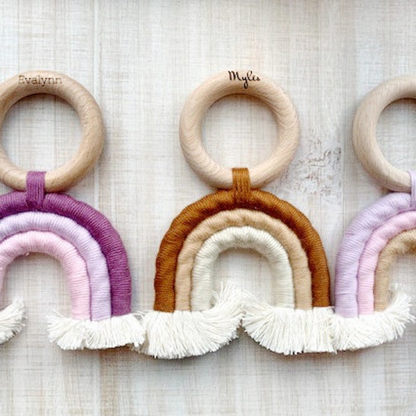 Rainbow Macrame - Etsy