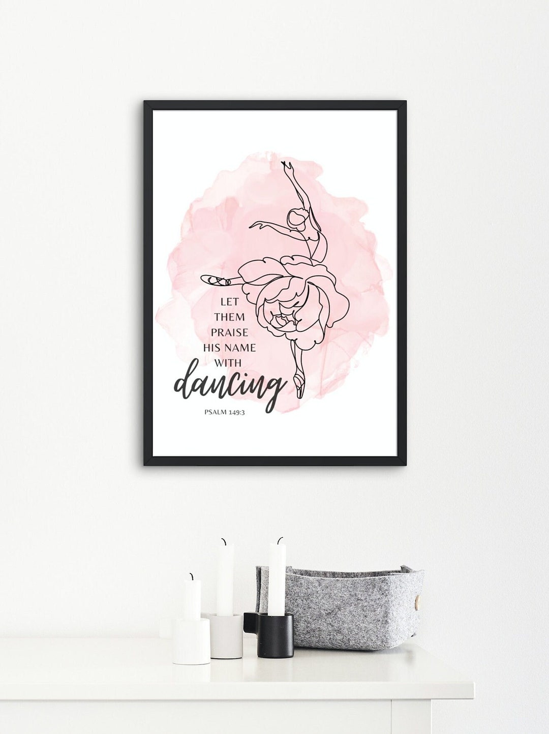 Dance Recital Gift, Dancer Art, Dancing With God, Let Them Praise Him ...