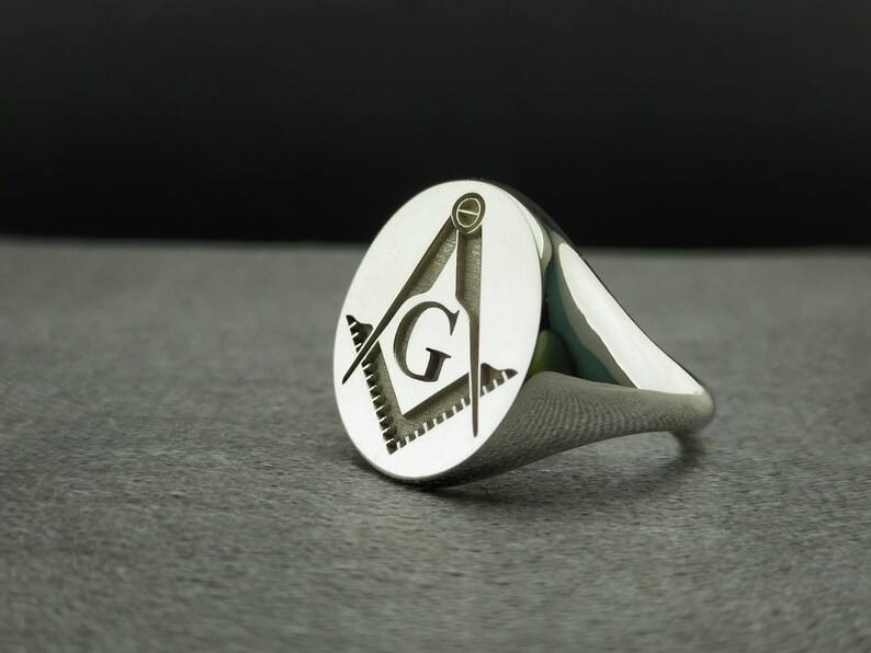 Masonic Rings Freemason Ring Master Mason Rings Free Mason - Etsy