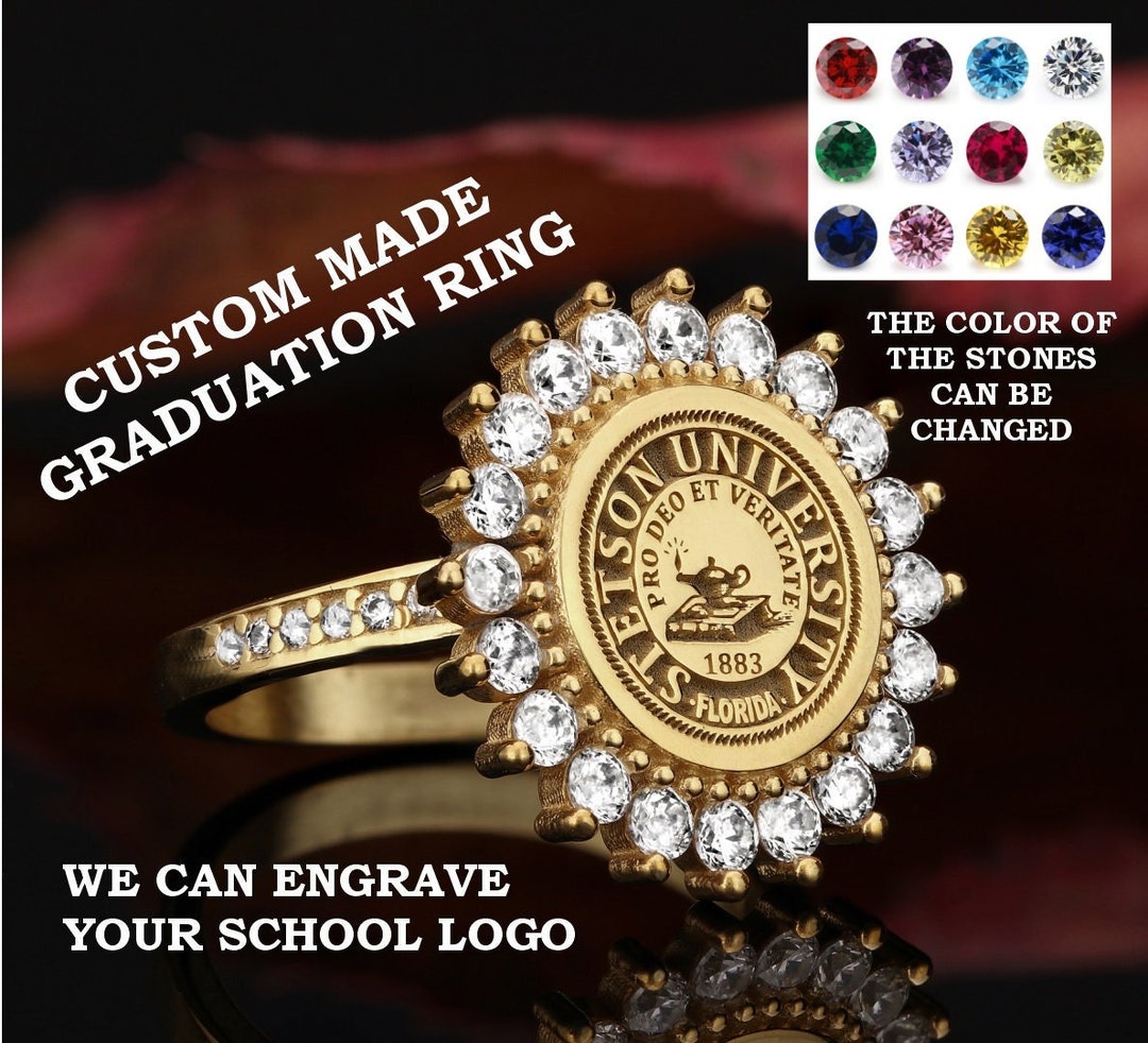 University Ring for Women, Graduation Gift for Her, Class Rings for ...
