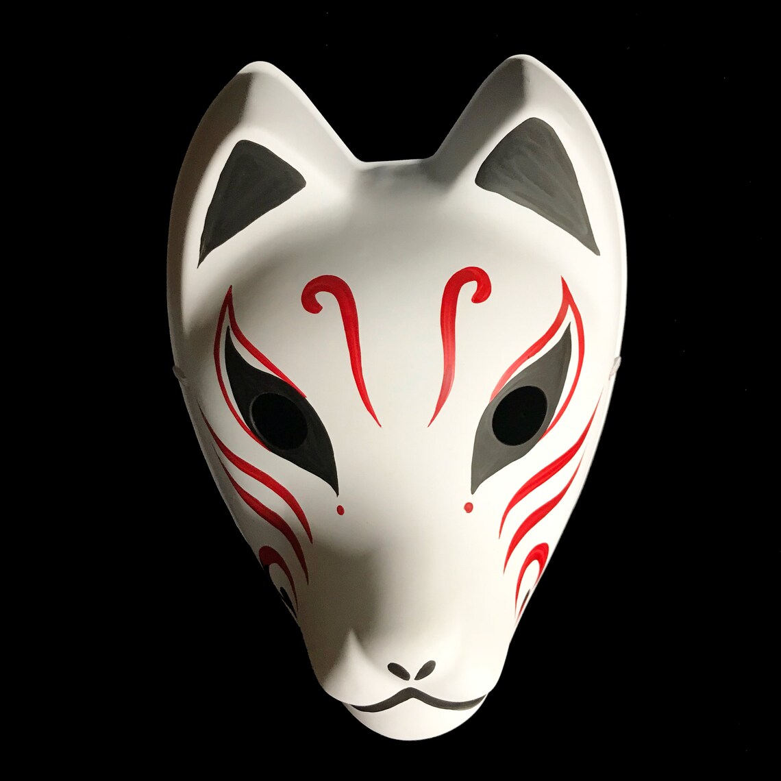 Máscara de Zorro Dios Japonés Inari / Máscara de Cosplay | Etsy