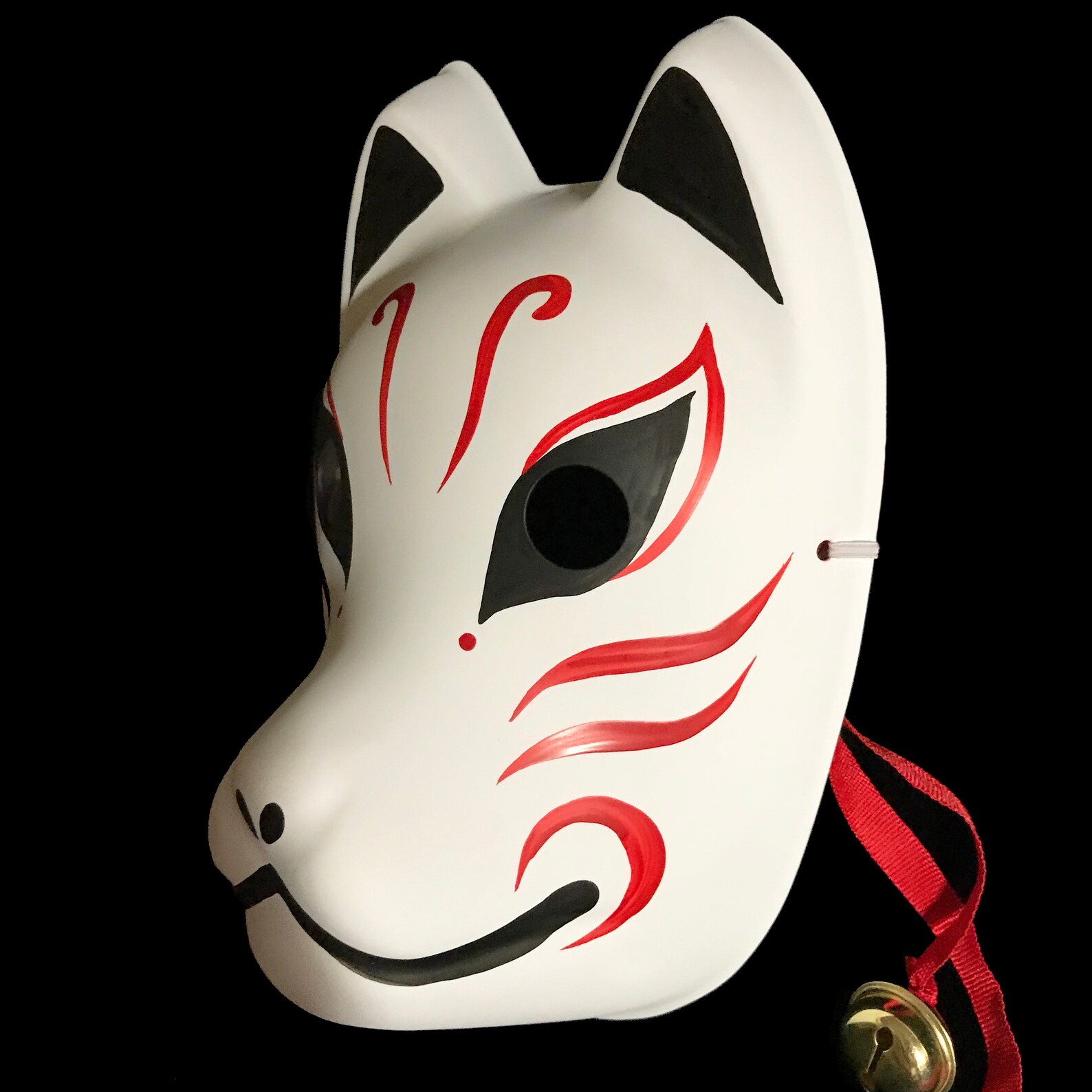 Máscara de Zorro Dios Japonés Inari / Máscara de Cosplay | Etsy
