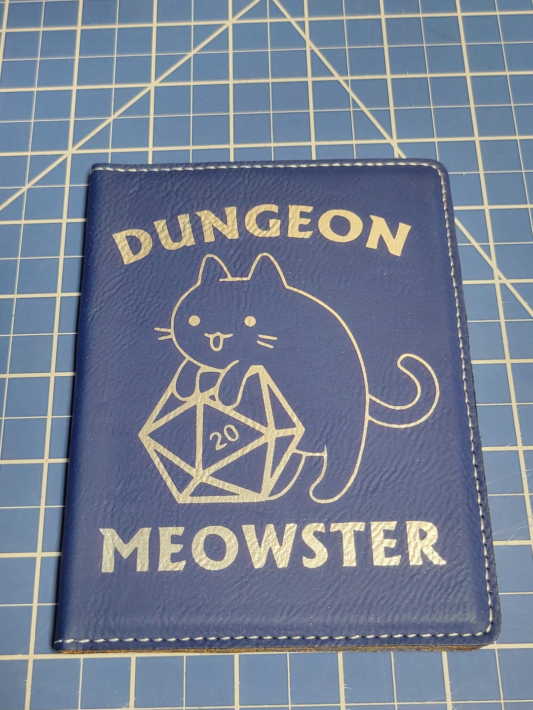 Dungeon Meowster Dungeons and Dragons Passport Holder 4.25 X 5.5 Laser ...