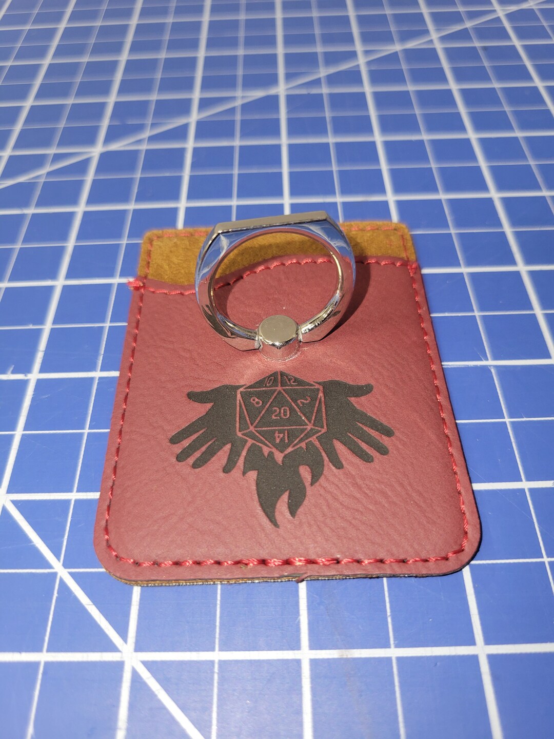 Clearance - D20 Class Icon - Fireball - Phone Wallet With Ring- 2.375 ...