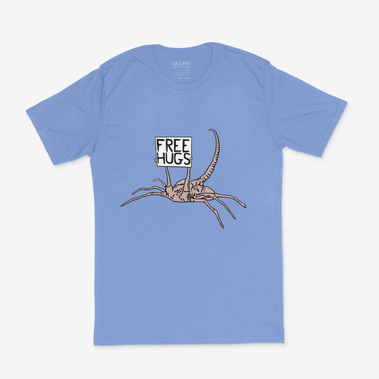 Free Hugs Aliens Inspired Face Hugger Funny Tees Tee - Etsy