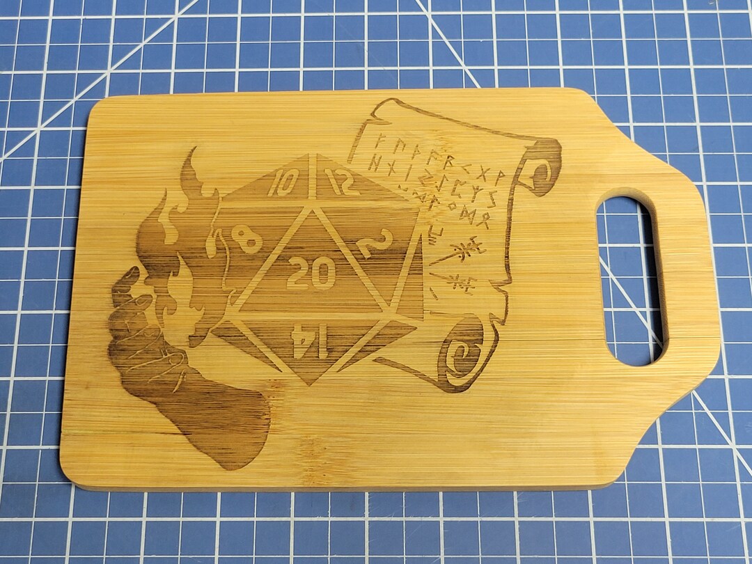 D&D Class Icons With D20 - Dungeons and Dragons Themed Laser Engraved ...