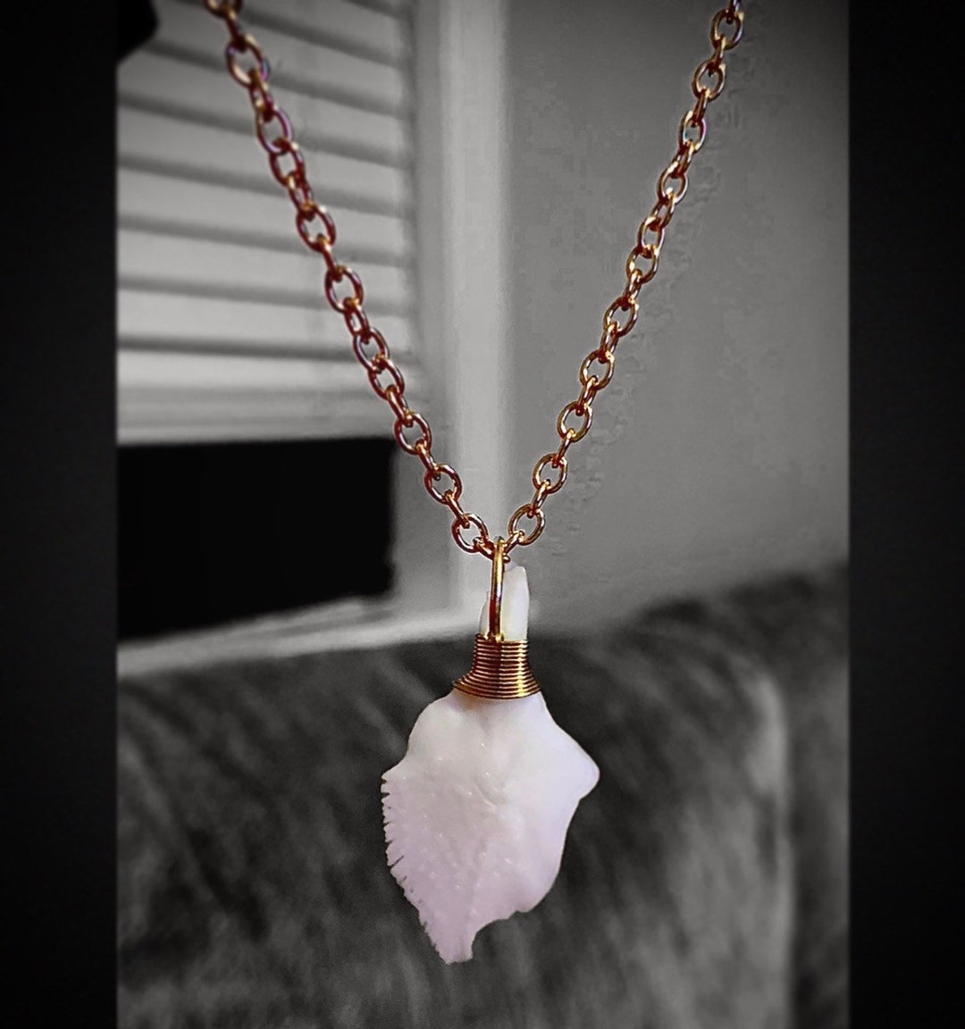 Gar Scale Pendant Necklace - Etsy