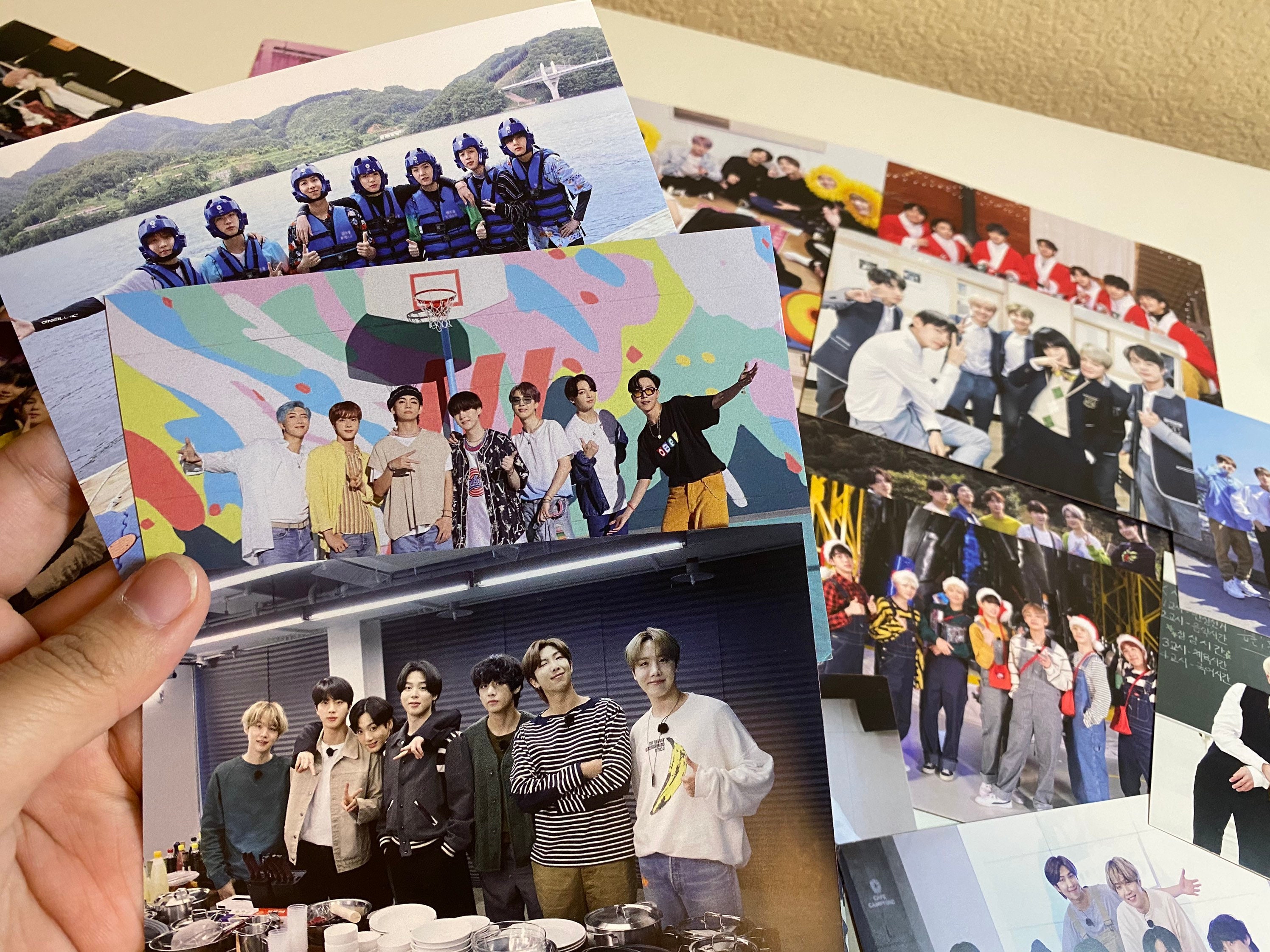 BTS Postcards Cute Large Photocards Random Sets - Etsy