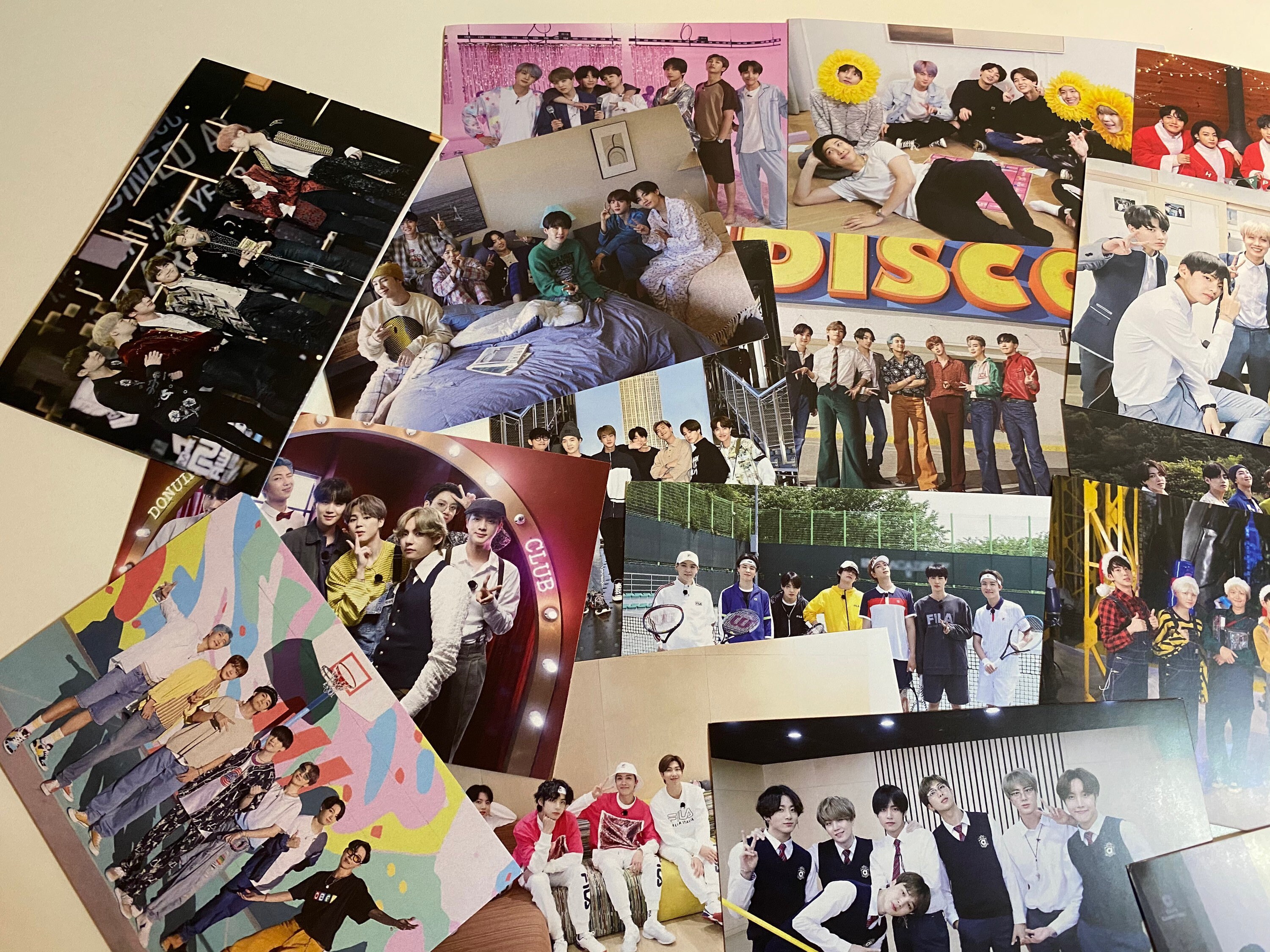BTS Postcards Cute Large Photocards Random Sets - Etsy