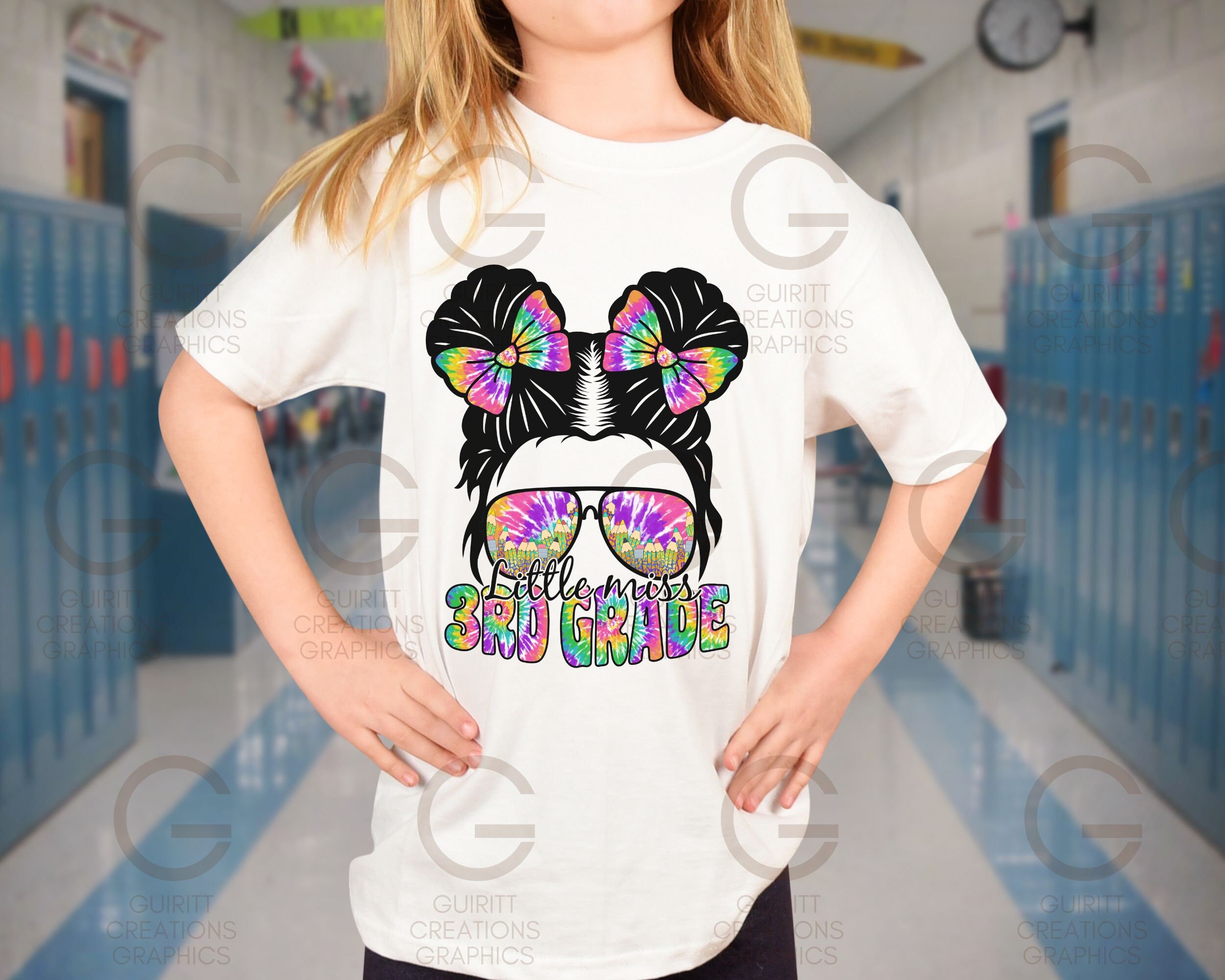 Little Miss Third Grade Png, Miss 3rd Grade Png, Back to School Png ...