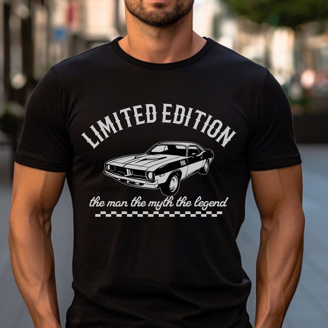 Vintage Muscle Car Birthday Shirt for Men, Limited Edition Gift for Dad ...
