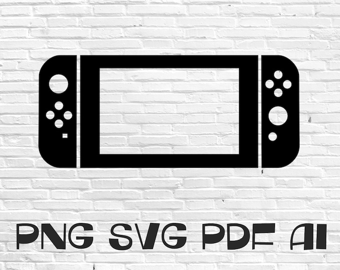Video Game Console, Video Game Controller, Switch SVG, Layered SVG ...