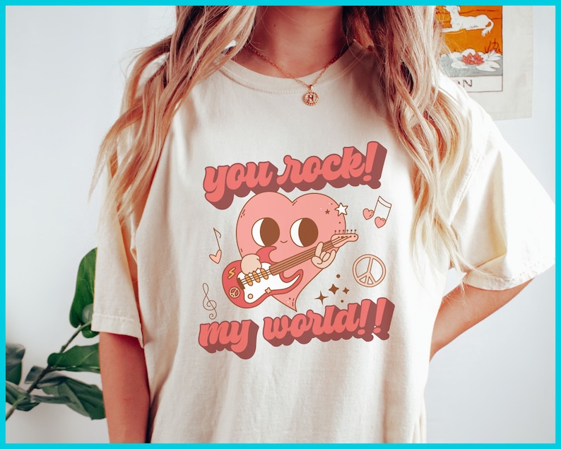 You Rock My World Png Cute and Funny Valentines Day Png - Etsy