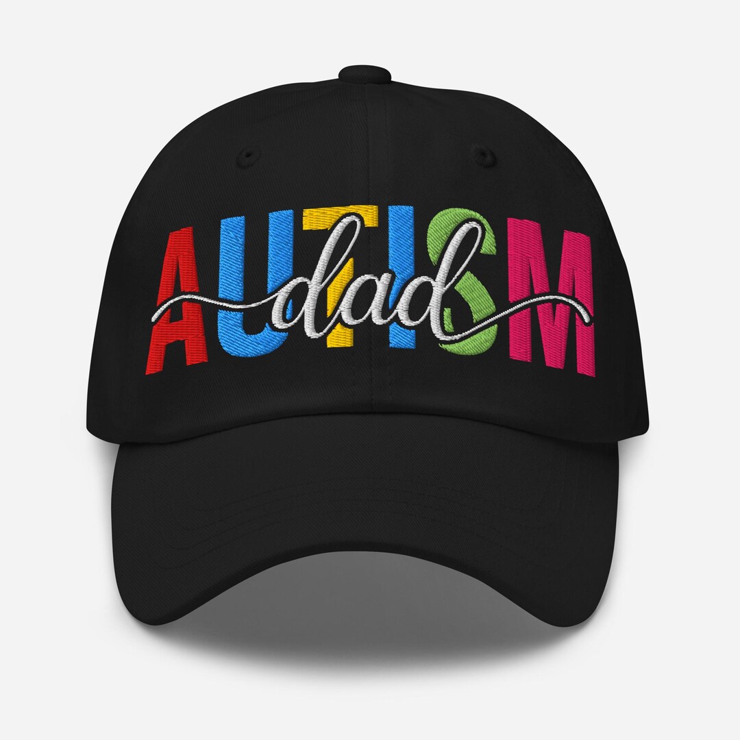 Autism Awareness Month Hat, Autism Dad Embroidery Hat, Neurodiversity ...